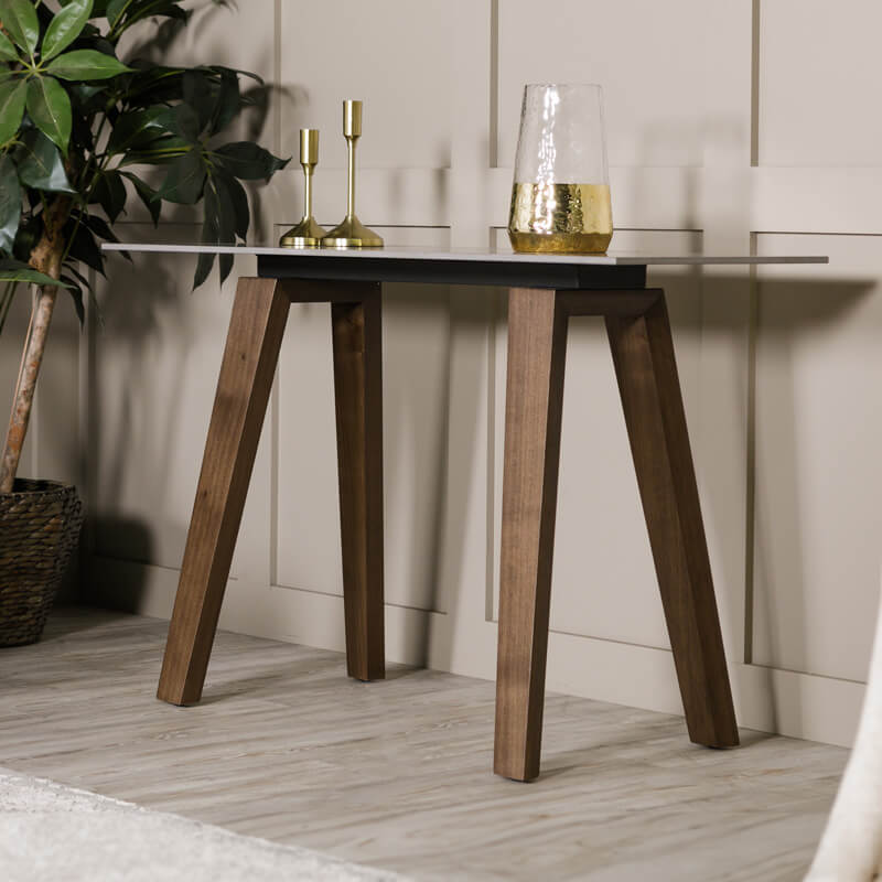 Axton Console Table - Latte – J Mccourt Furniture